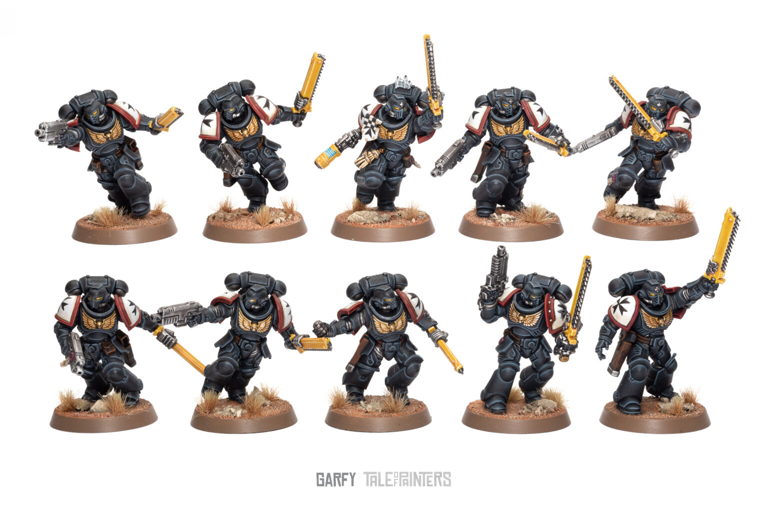 Showcase: Black Templars Assault Intercessors » Tale of Painters