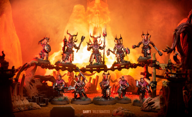 Showcase: Warcry Horns of Hashut (incl. painting guides) » Tale of Painters