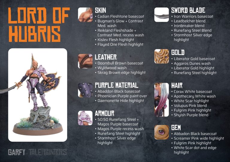Hedonites of Slaanesh: Lord of Hubris (inc. painting guides) » Tale of ...