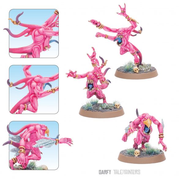 Showcase: Pink Horrors of Tzeentch (inc. painting guides) » Tale of ...