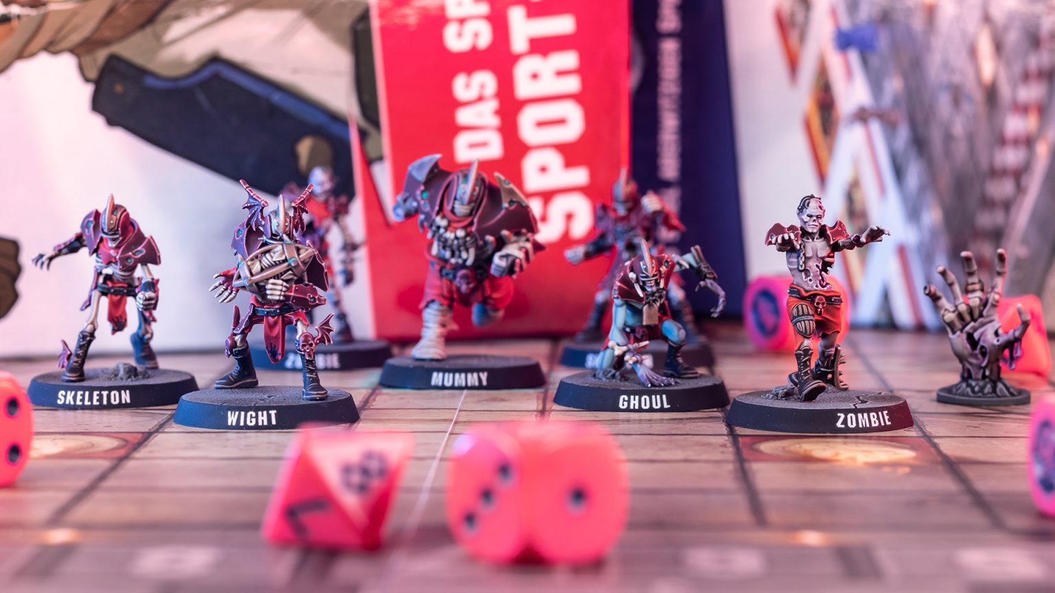 Showcase: Blood Bowl Shambling Undead Team » Tale of Painters